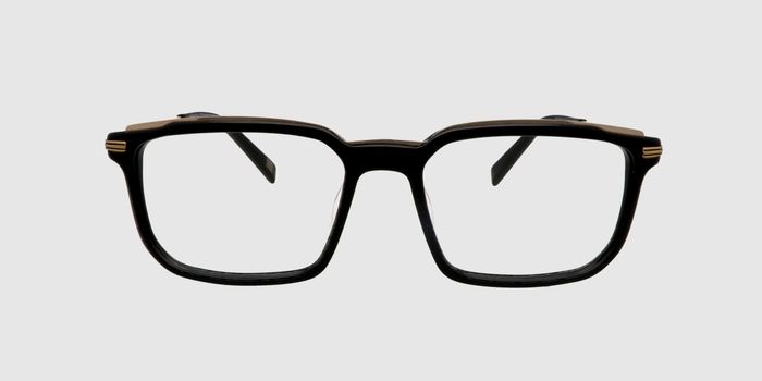 French Connection Transparent Full Frame Rectangle Eyeglasses ...