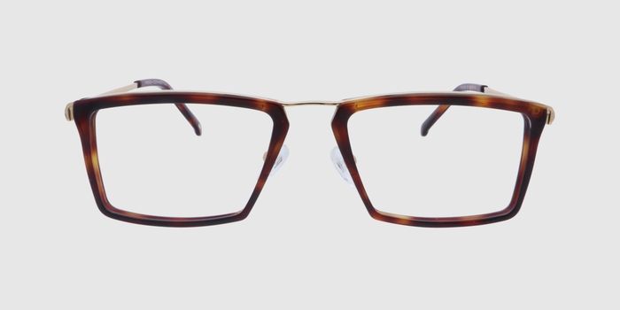French Connection Transparent Full Frame Rectangle Eyeglasses ...