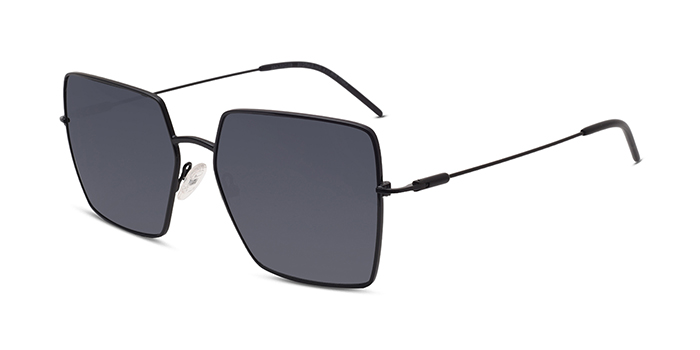 Intense Focus Black Tinted Square Sunglasses S12B5433 @ ₹2976