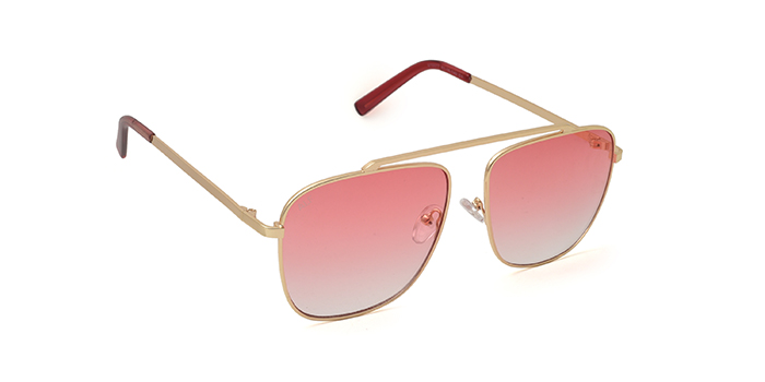 Alf Pink Tinted Square Sunglasses S23a3635 ₹1150